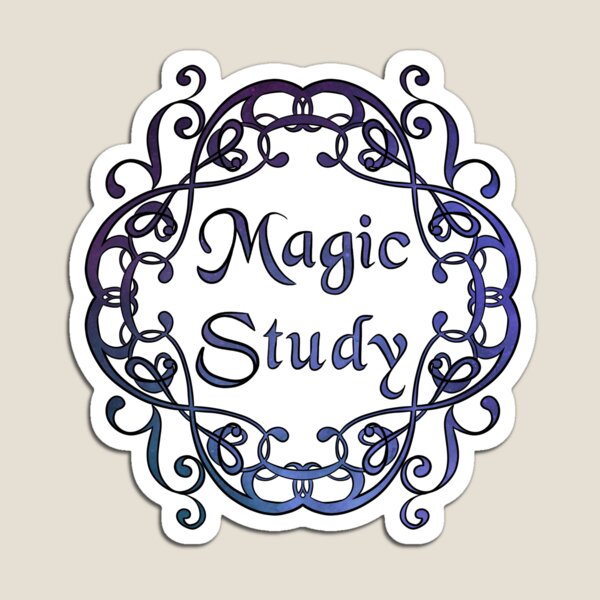 "Magic Study Logo" Magnet for Sale by Magic-Study | Redbubble