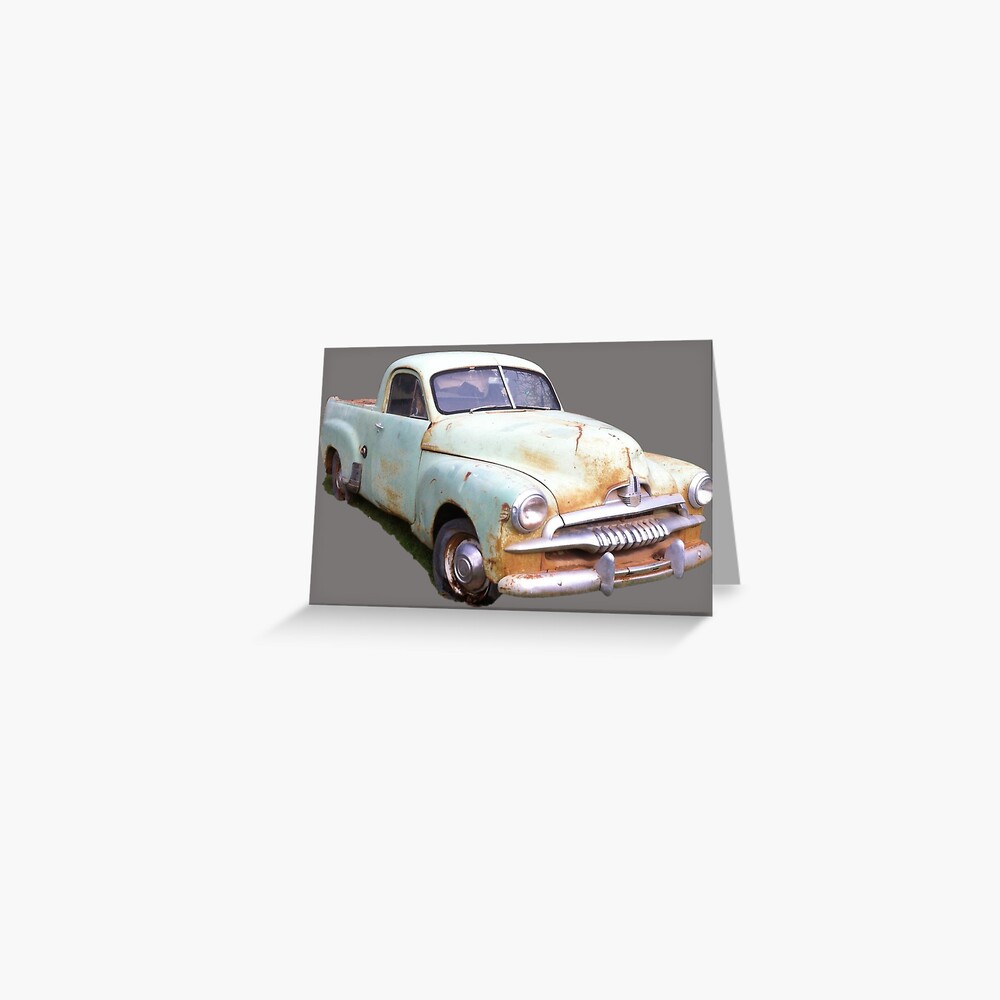 "The rusty Holden FJ Ute." Greeting Card for Sale by Andyt | Redbubble