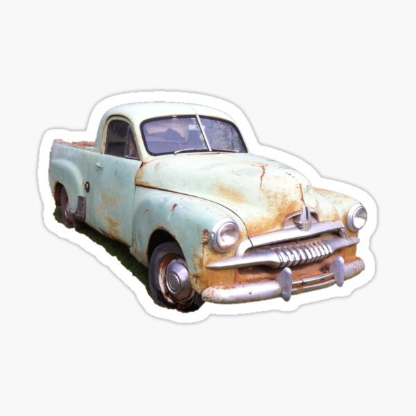 "The rusty Holden FJ Ute." Sticker by Andyt | Redbubble