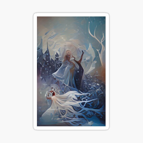 "The Snow Queen" Sticker for Sale by AstraLowelle | Redbubble