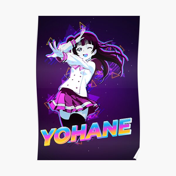 "Yohane | Love Live" Poster for Sale by PurpleStudio6 | Redbubble