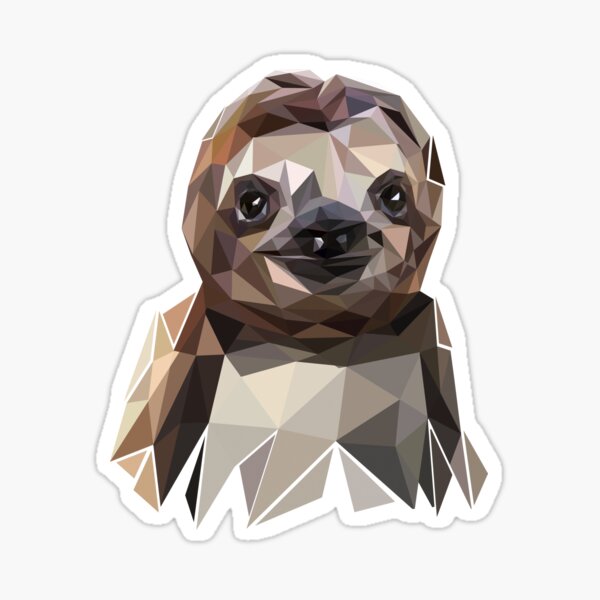 "Nursery Sloth Pop Art" Sticker by jerapahart | Redbubble
