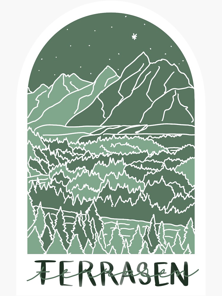 "Boho Terrasen" Sticker for Sale by Ceren Iz | Redbubble