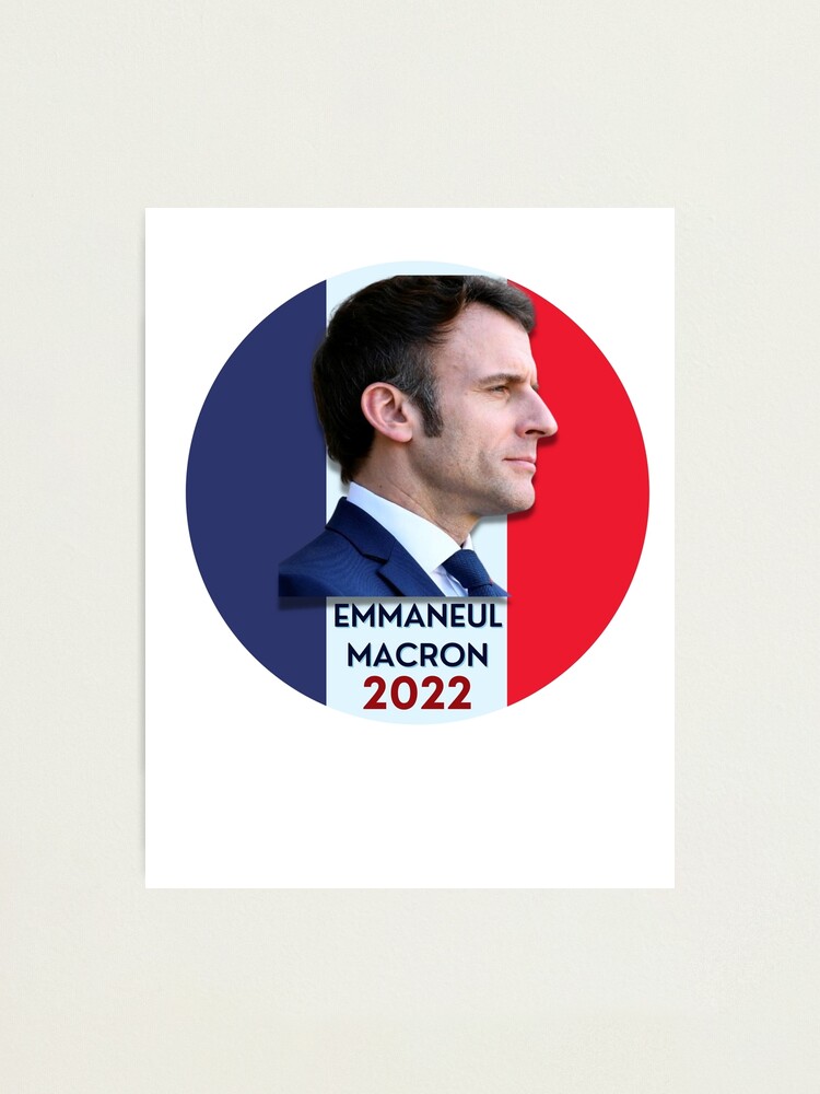 "emmanuel macron classic t shirt | emmanuel macron poster" Photographic ...
