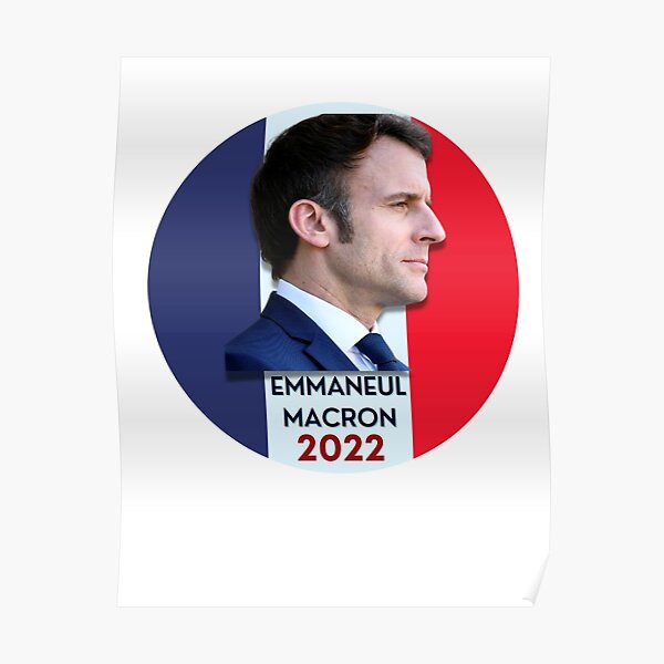 "emmanuel macron classic t shirt | emmanuel macron poster" Poster for ...