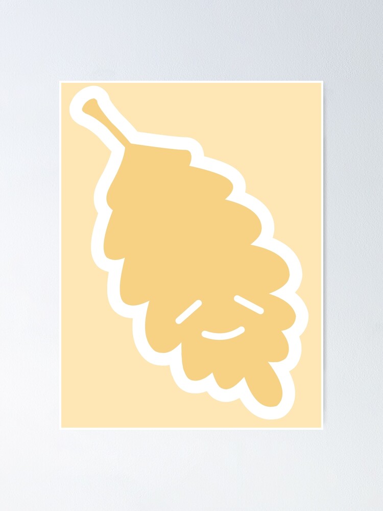 "Calm Oak Leaf" Poster for Sale by ChibiCharacters | Redbubble