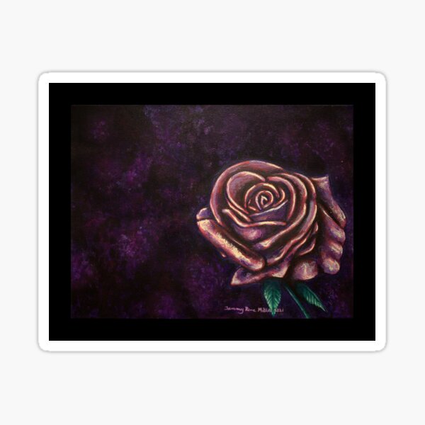 "Chaos Rose" Sticker by tammyreneart | Redbubble