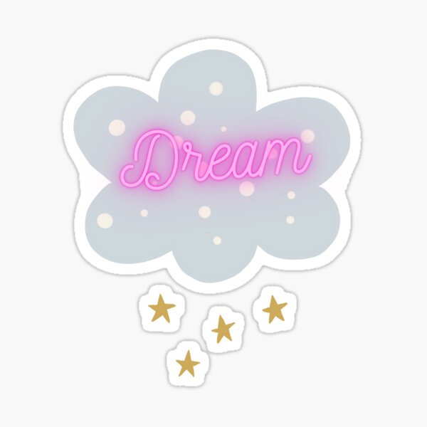 "Dream cloud " Sticker by Emroseliz | Redbubble