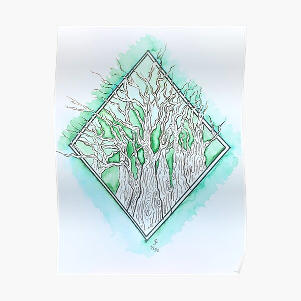 "Enchanted Forest Artwork by Jolene Edwards" Poster for Sale by ...