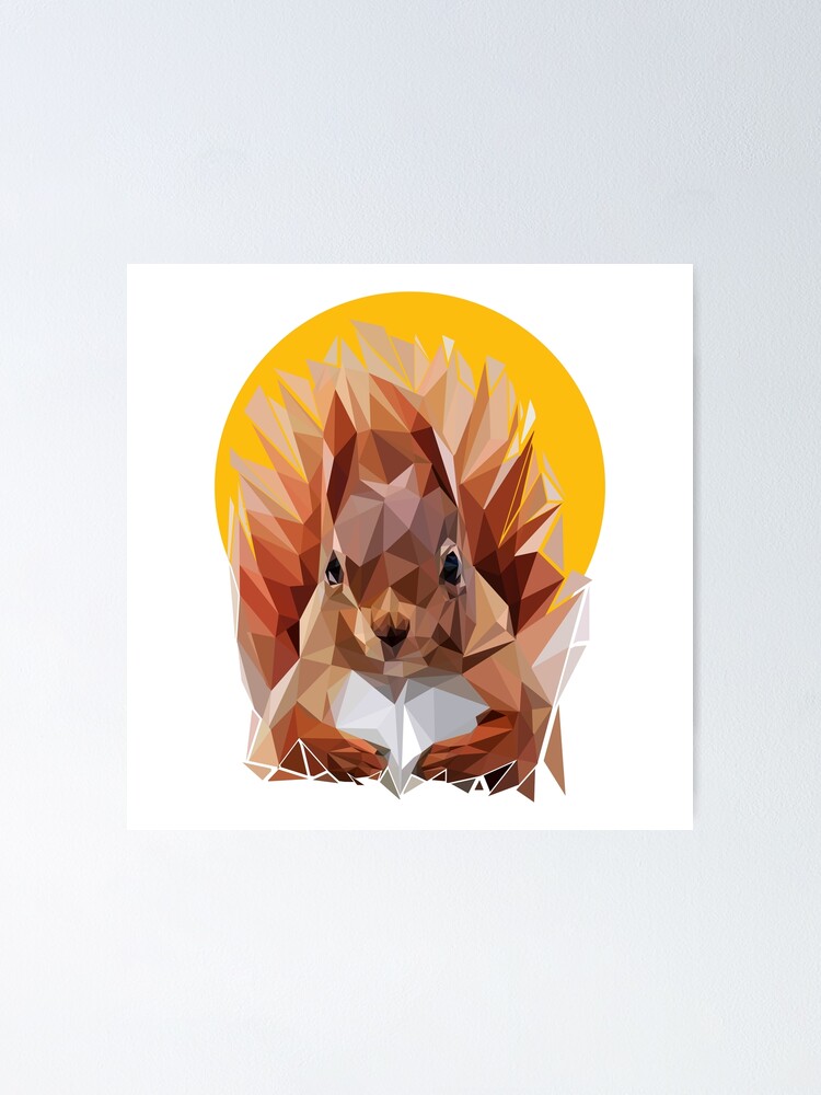 "Squirrels Pop Art" Poster for Sale by jerapahart | Redbubble