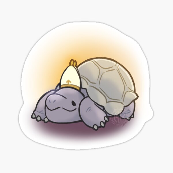 "Turtle Pope" Sticker for Sale by Kriket-Sketch | Redbubble