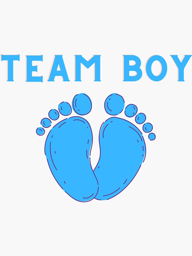 "Team Boy Collection " Sticker by KoolKids2022 | Redbubble