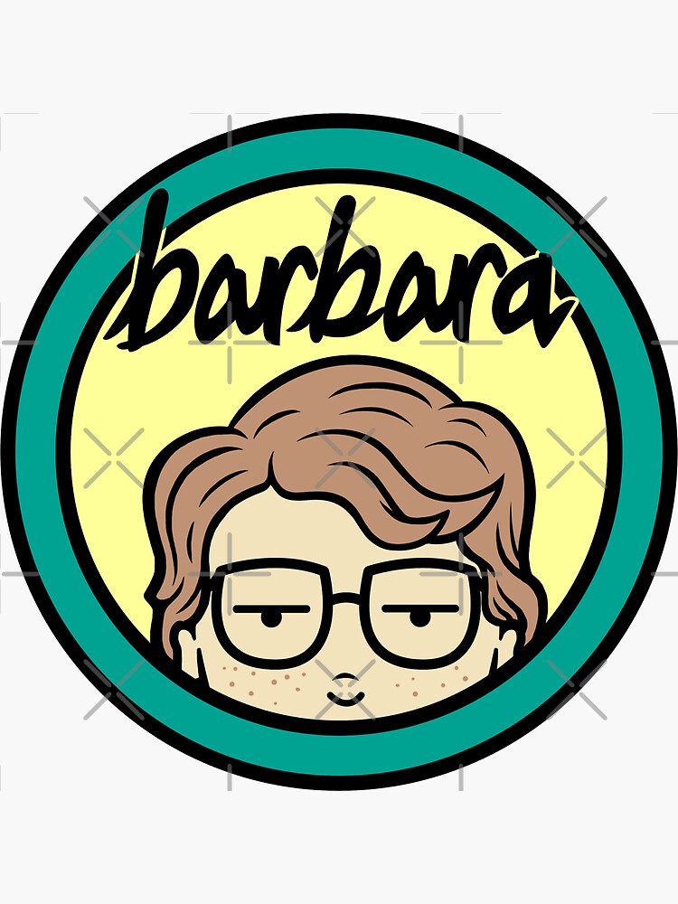 "Barbara" Sticker for Sale by pigboom | Redbubble
