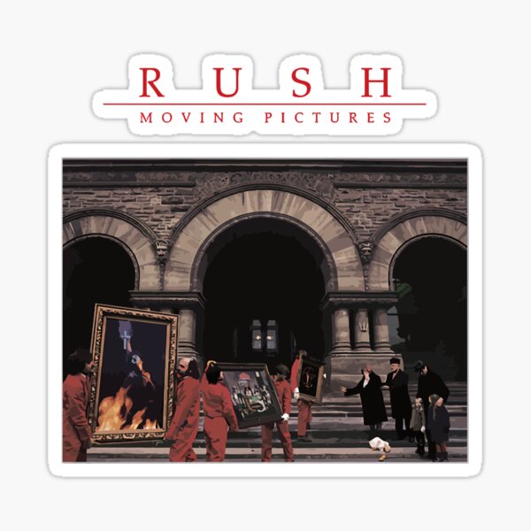 "Poster Moving Pictures Album Cover" Sticker by DouglasLima1631 | Redbubble