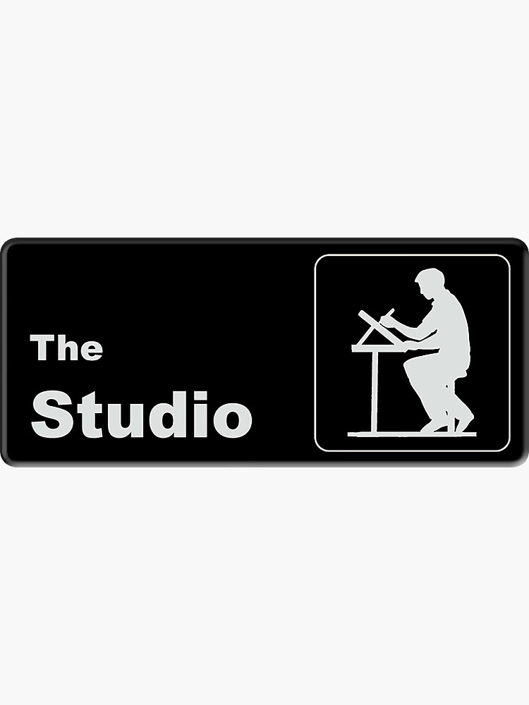"The Studio - Office Themed Logo" Sticker for Sale by emkennedy98 ...