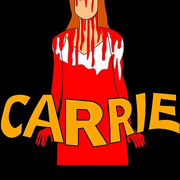 "Carrie Sticker" Sticker for Sale by ChadSinglet5 | Redbubble