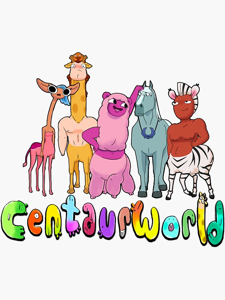 "Centaurworld" Sticker for Sale by ChadSinglet5 | Redbubble