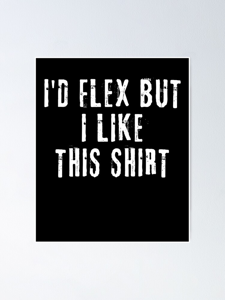 "Funny Gym Flex Meme For Body Builder" Poster for Sale by ...