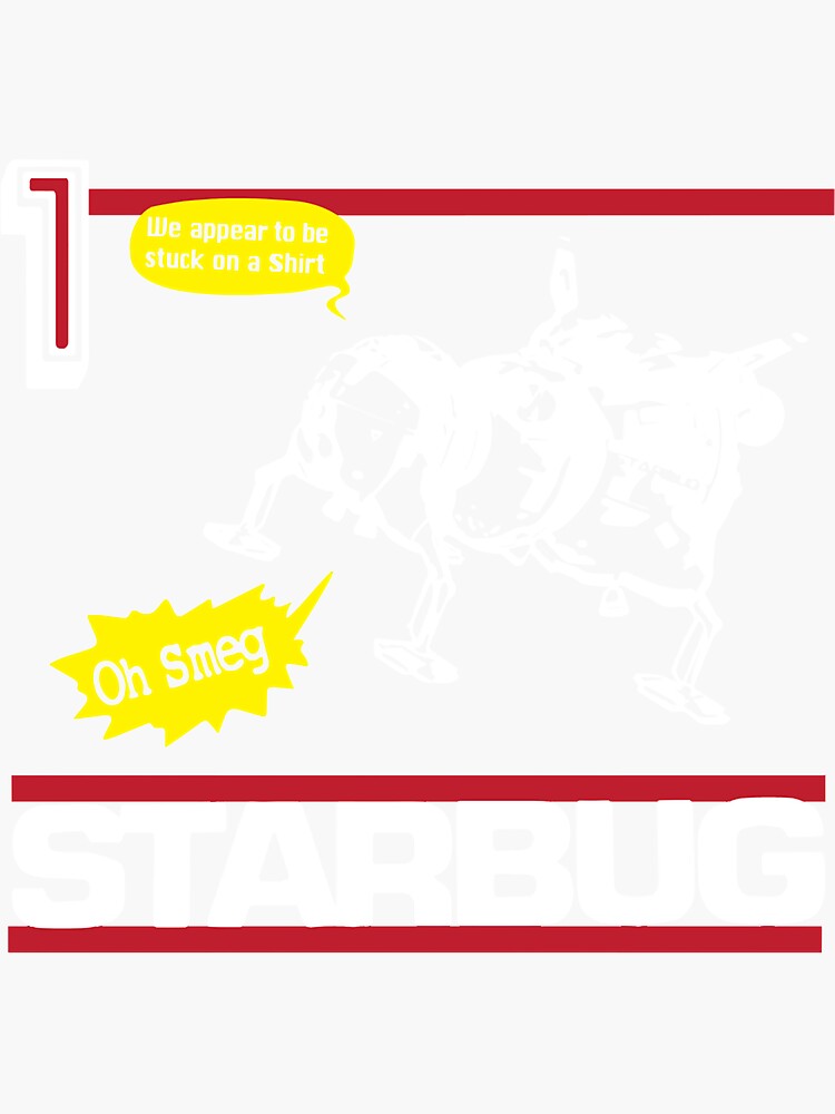 Red Dwarf Starbug 1 Sticker For Sale By Jkiean16 Redbubble
