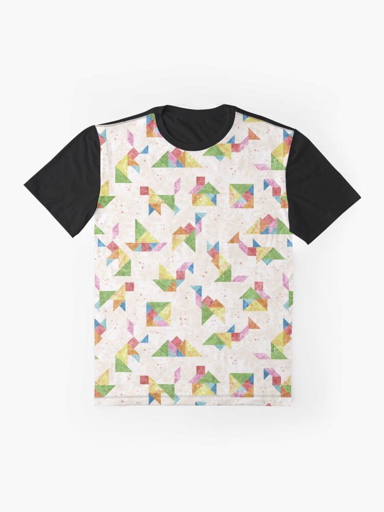 "TANGRAM " T-shirt for Sale by gaiamarfurt | Redbubble | tangram ...