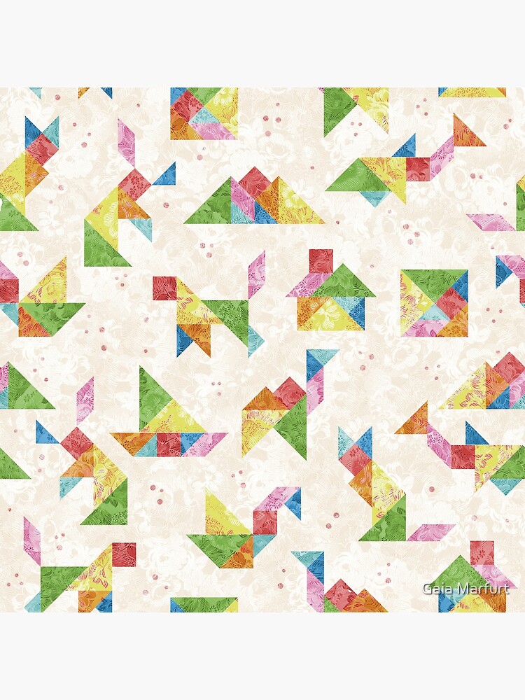 "TANGRAM " Poster by gaiamarfurt | Redbubble