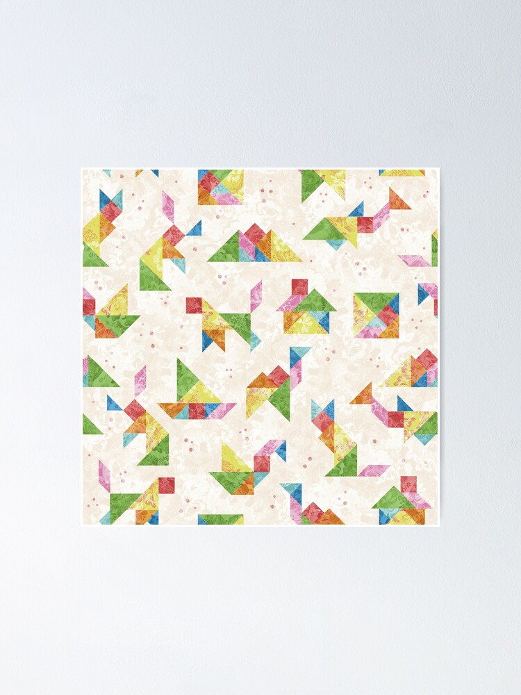 "TANGRAM " Poster by gaiamarfurt | Redbubble