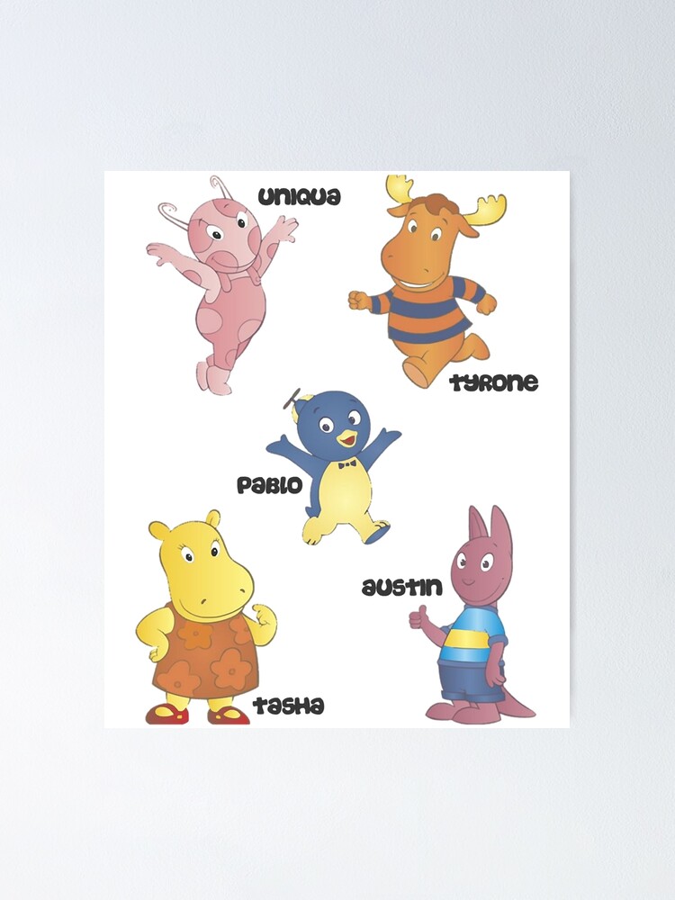 Póster «Atracción Asombrosas Aventuras Interesante Los Backyardigans ...