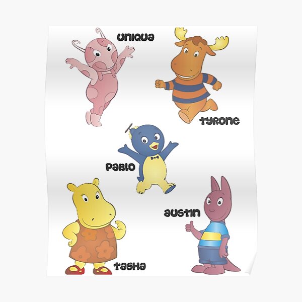 Póster «Atracción Asombrosas Aventuras Interesante Los Backyardigans ...