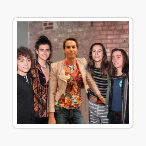 "new & improved GVF" Sticker for Sale by goopyvanfleet | Redbubble