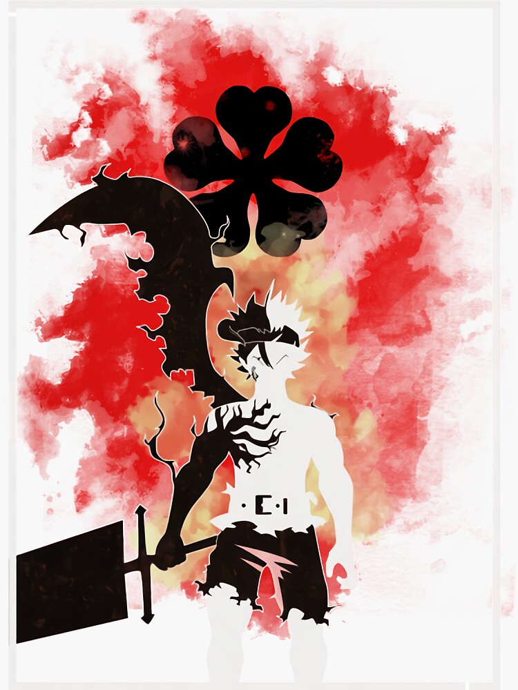 "Asta Demon Mode T Shirt Anime #n63" Sticker by CharlesMulder | Redbubble