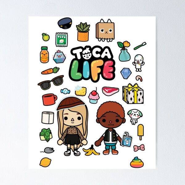 Poster for Sale avec l'œuvre « Toca Boca Toca Boca 2021 Toca Life World ...