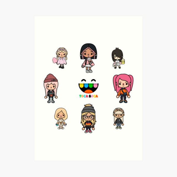 "Toca Boca Toca Boca 2021 Toca Life World" Kunstdruck von madebyCdesign ...