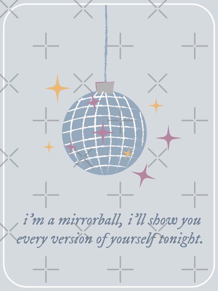 "mirrorball - taylor swift " Sticker by foIkIore | Redbubble