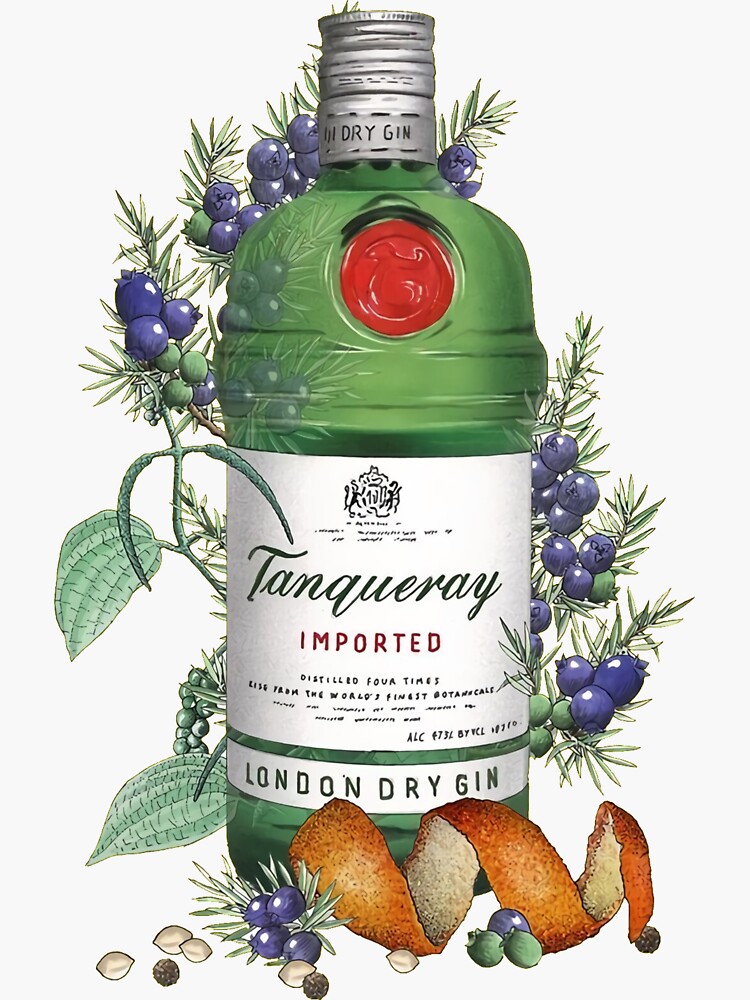 "Tanqueray art" Sticker by davidrj7 | Redbubble