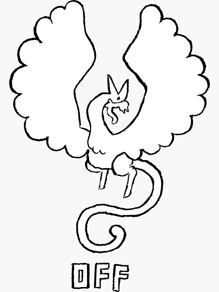 "OFF - Japhet Club" Sticker for Sale by mortisghost | Redbubble