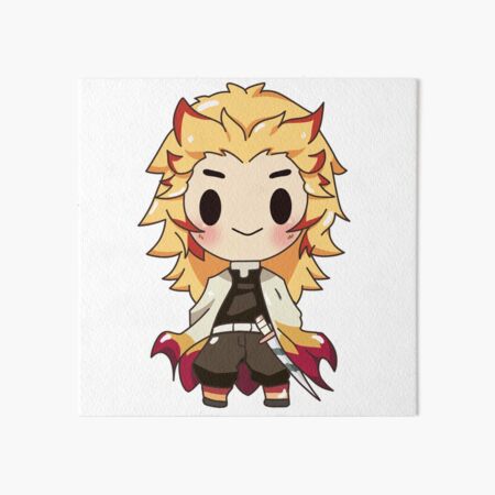 "Rengoku Kyojuro Cute and Coolr Art" Art Board Print by crushepictees ...