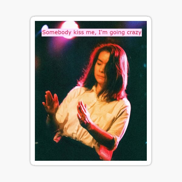 "Mitski Poster "Blue Light" " Sticker by febrivale | Redbubble