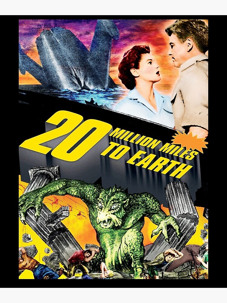 "20 Million Miles to Earth Horror Scariest Movie" Photographic Print ...
