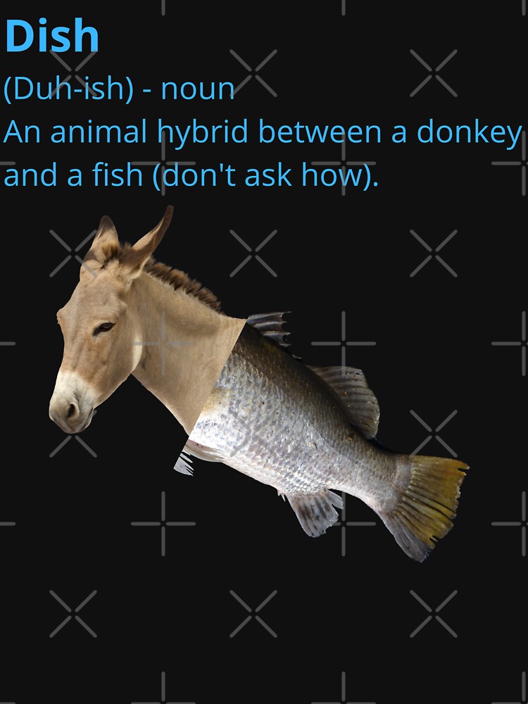 "Funny donkey fish combined animal hybrid photoshop - Dish" Active T ...