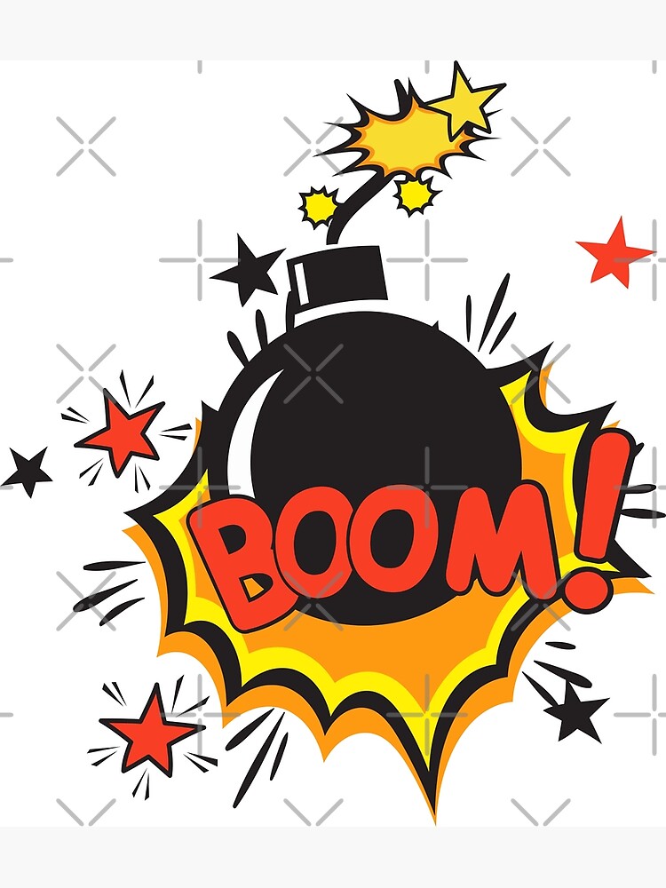 "Comic Boom" Art Print for Sale by Anvinpeeter | Redbubble