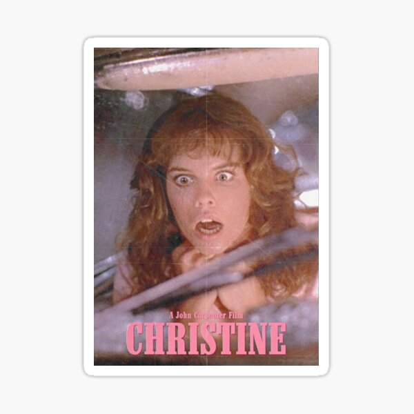 "Christine 1983 Vintage " Sticker by KathRain | Redbubble