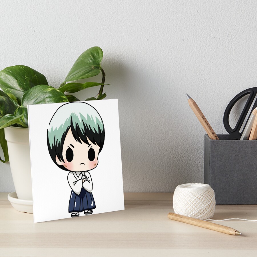 "Yushiro Cute and Cool Art Demon Slayer" Art Board Print by ...