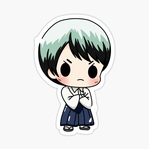 "Yushiro Cute and Cool Art Demon Slayer" Sticker by crushepictees ...