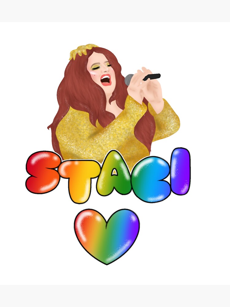 "STACI MERCH" Sticker by stacisingsnyc | Redbubble