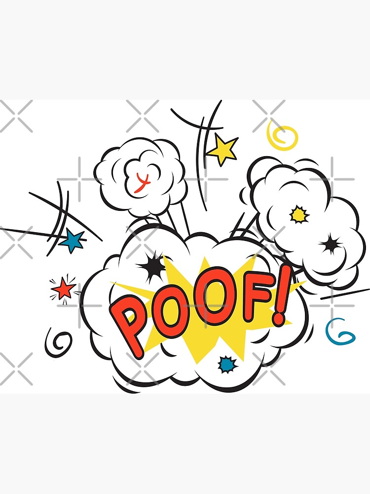 "comics poof " Poster by Anvinpeeter | Redbubble