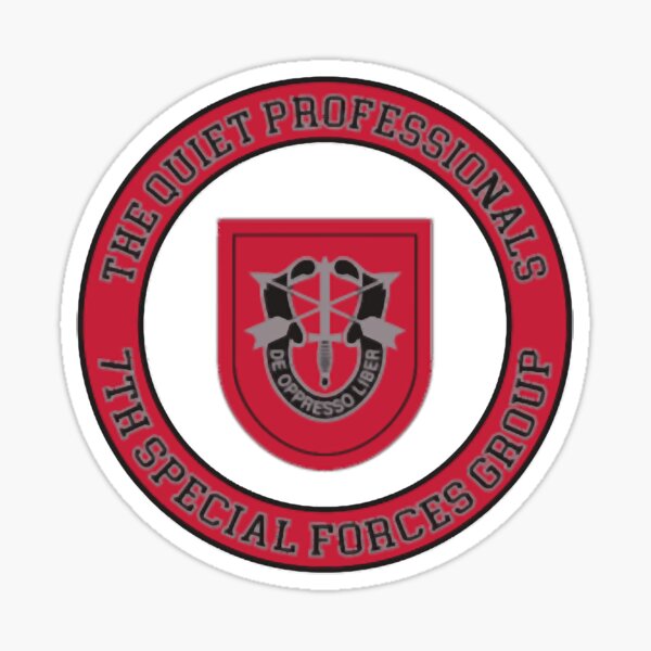 Pegatina «7º Grupo de Fuerzas Especiales 7º Sfg» de AliceMoreal | Redbubble