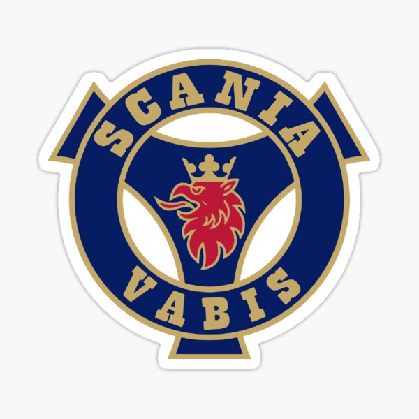"TRUCK-SCANIA LOGO" Sticker for Sale by ChadSchi55 | Redbubble