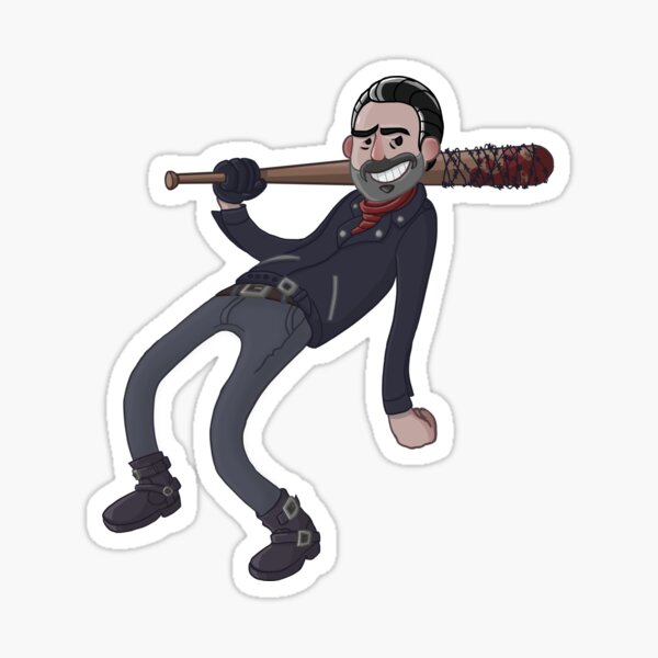 Negan The Walking Dead Stickers | Redbubble