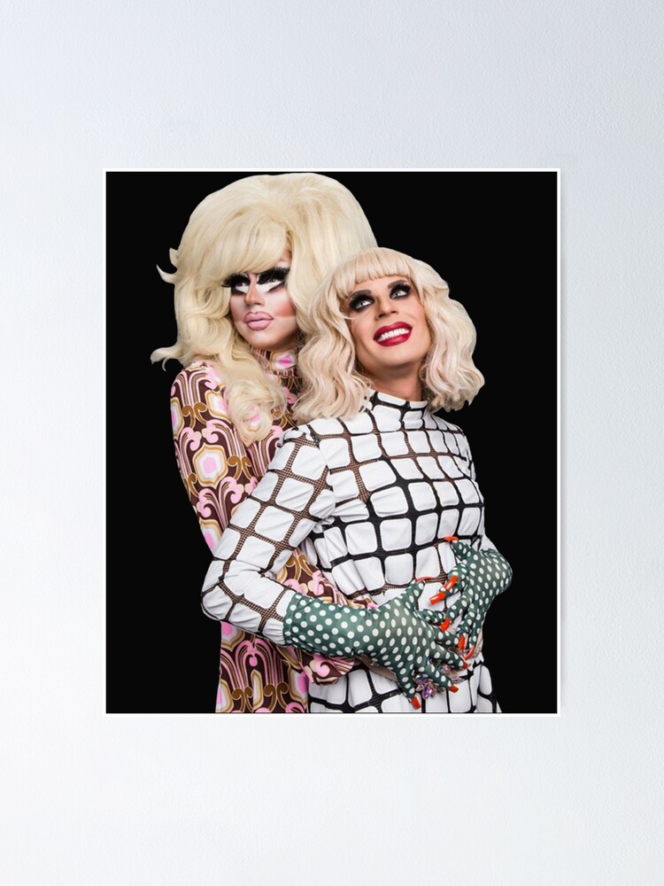 "Trixya Titanic - Trixie and Katya " Poster for Sale by Teresashop09 ...