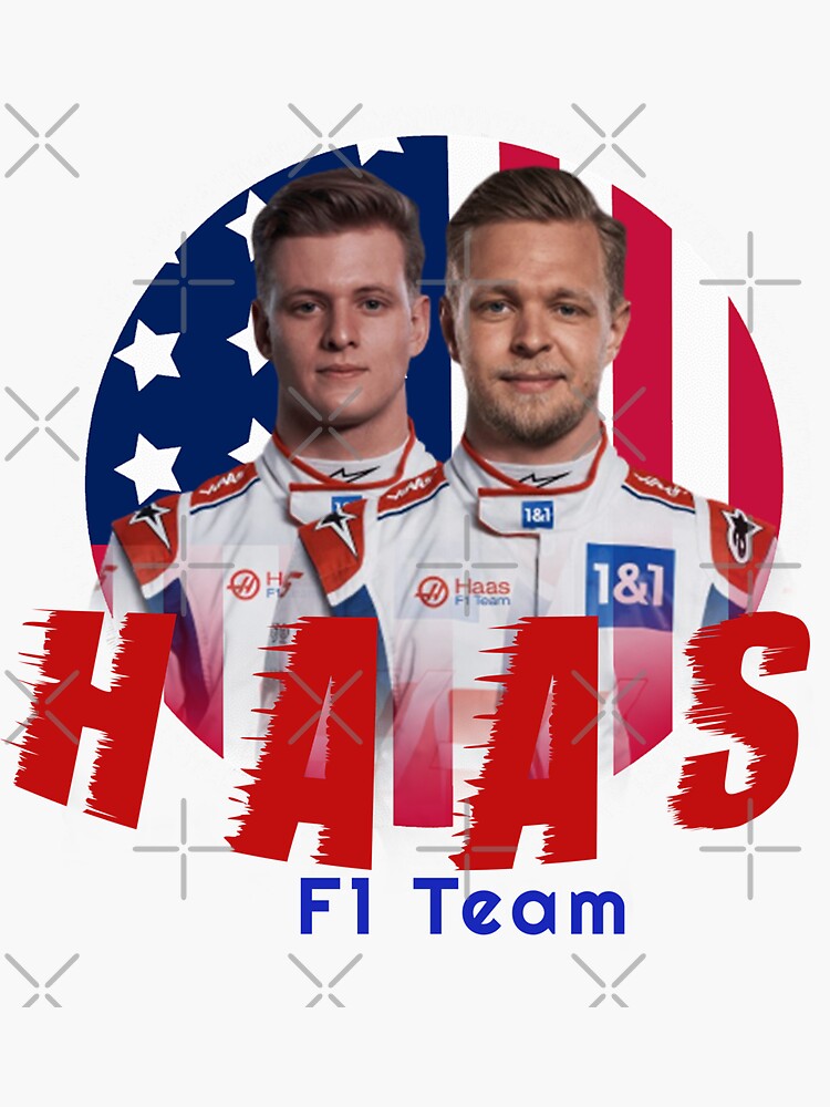 "Haas F1 Team" Sticker by theminimalzone | Redbubble